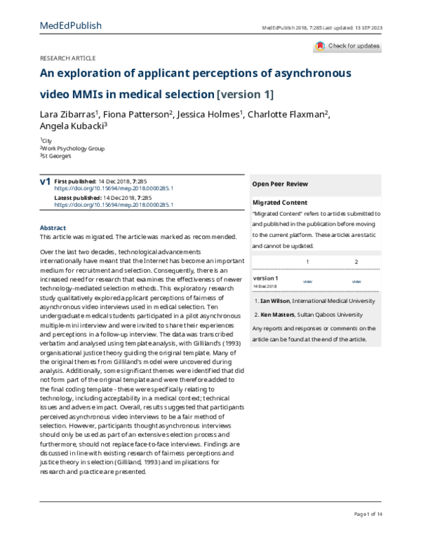 (PDF) An exploration of applicant perceptions of asynchronous video ...