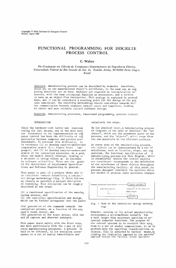 (PDF) Functional Programming for Discrete Process Control | Cláudio Walter - Academia.edu