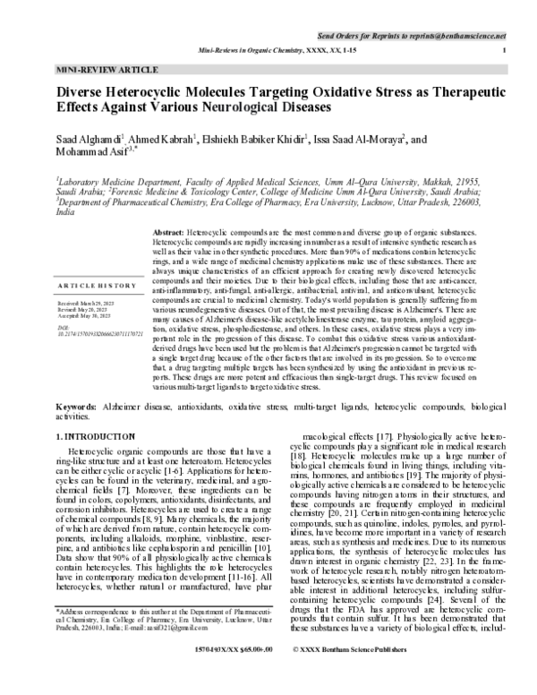 (PDF) MINI-REVIEW ARTICLE