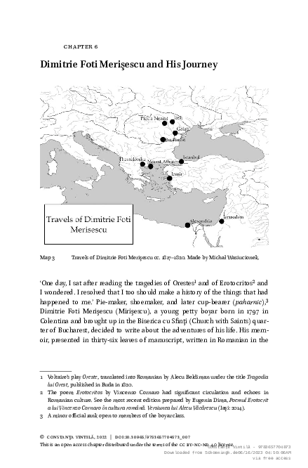 (PDF) Dimitrie Foti Merişescu and His Journey