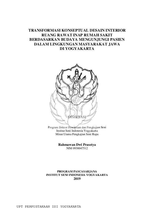 (PDF) Transformasi Konseptual Desain Interior Ruang Rawat Inap Rumah ...