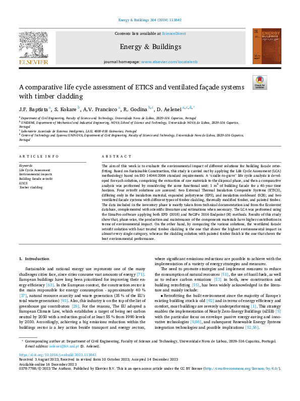 (PDF) A comparative life cycle assessment of ETICS and ventilated ...