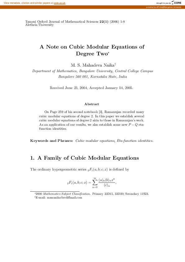 Pdf On Some New Explicit Evaluations Of Ramanujans Remarkable Product Of Theta Function M