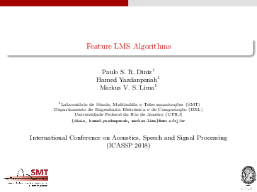 (PDF) Feature LMS Algorithms | Paulo Diniz - Academia.edu
