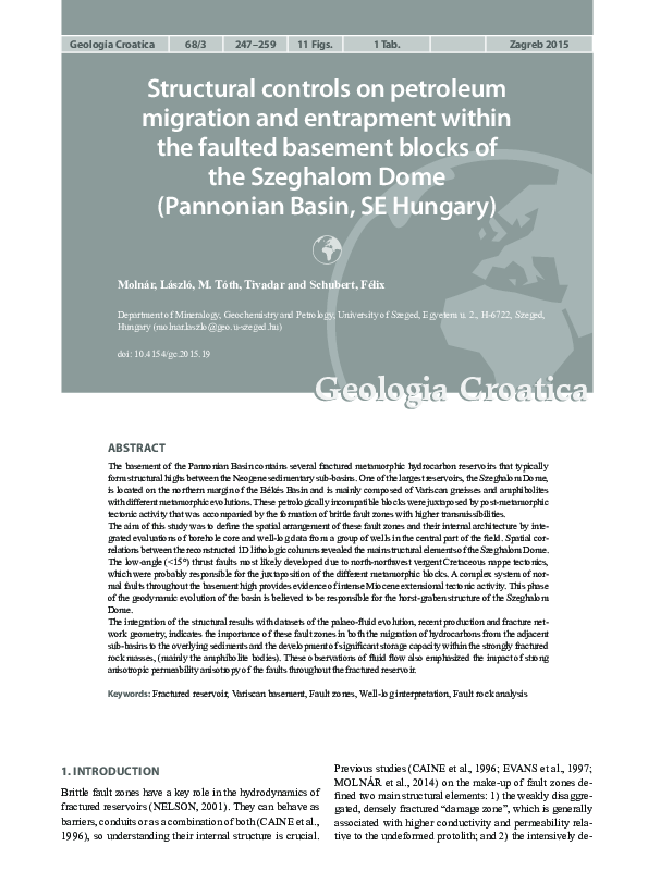 (PDF) Structural controls on petroleum migration and entrapment within the faulted basement ...