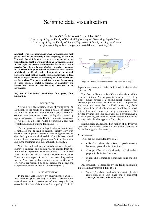 (PDF) Seismic data visualisation | Ines Ivancic - Academia.edu