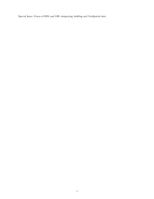 (PDF) A model-based approach to convert a building BIM-IFC data set model into CityGML