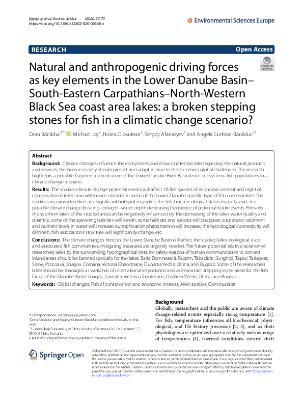(PDF) Natural and anthropogenic driving forces as key elements in the ...