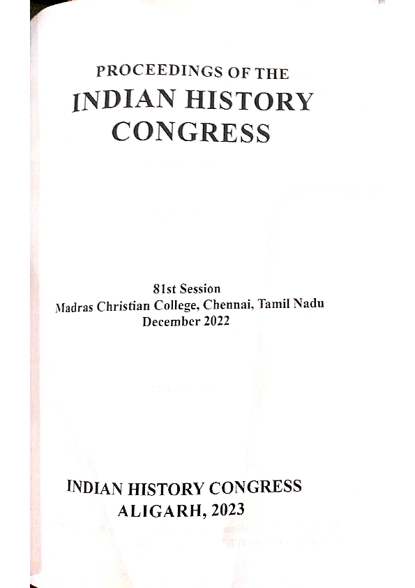 (PDF) Epigraphic Evidence of Early State Building in Uttarakhand