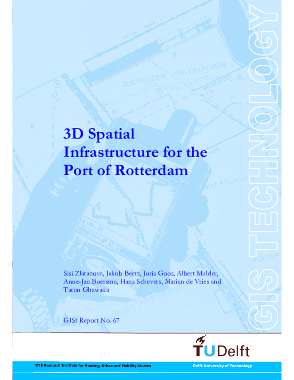 (PDF) 3D spatial infrastructure for the Port of Rotterdam | Jakob Beetz ...