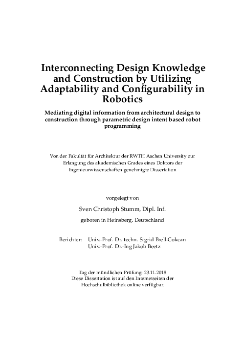 (PDF) Interconnecting design knowledge and construction by utilizing adaptability and ...