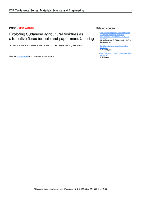 (PDF) Exploring Sudanese agricultural residues as alternative fibres ...