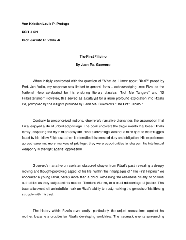 (PDF) The First Filipino