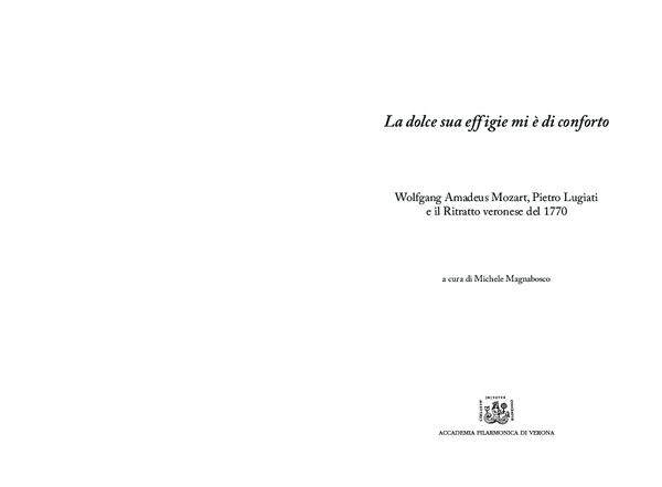 (PDF) Appunti di iconografia musicale per il Ritratto veronese di ...