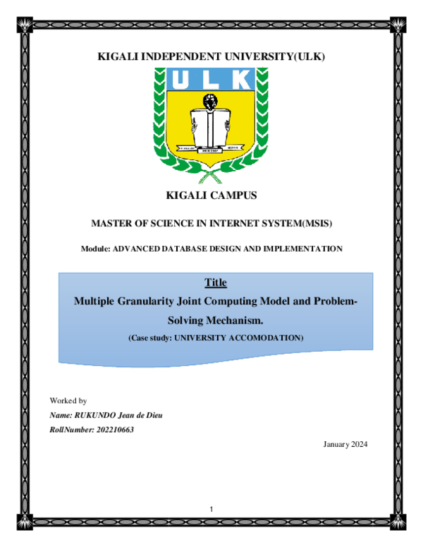(PDF) The multiple granularity joint computing model and problem-solving mechanism