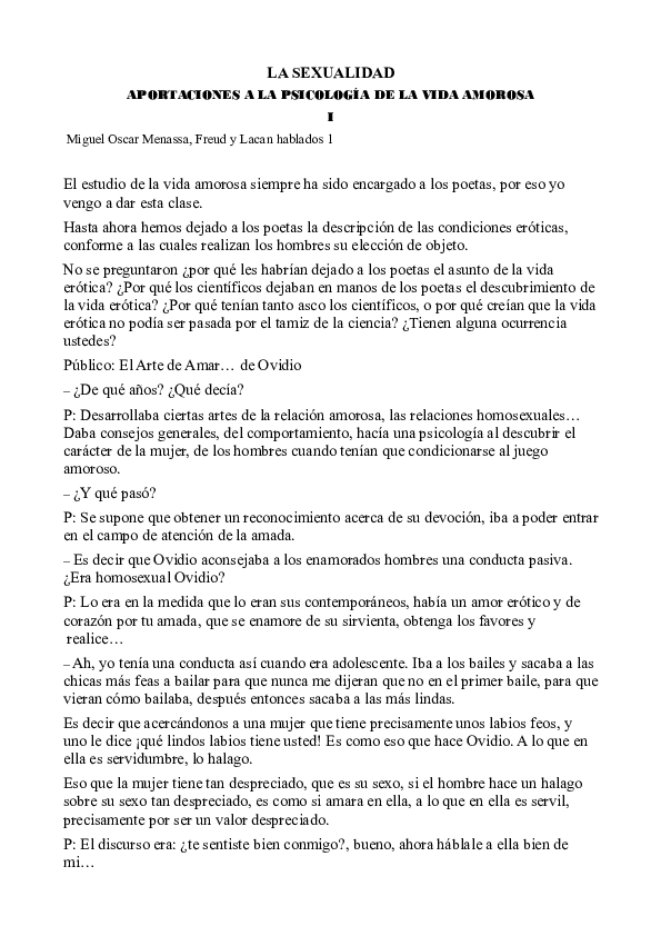(PDF) LA SEXUALIDAD APORTACIONES A LA PSICOLOGIA DE LA VIDA AMOROSA 1 ...