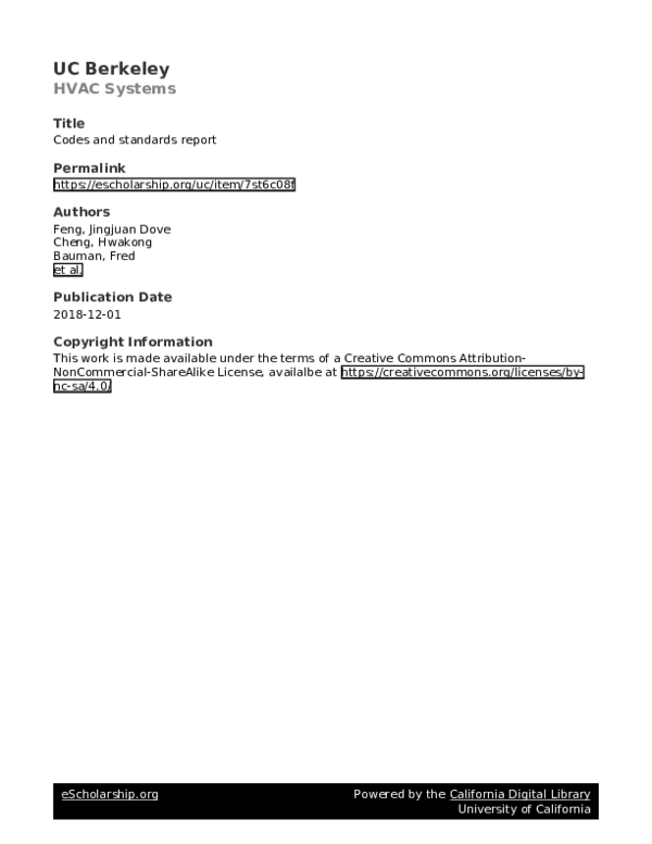 (PDF) Codes and standards report
