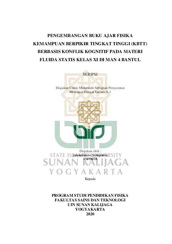 (PDF) Pengembangan Buku Ajar Fisika Kemampuan Berpikir Tingkat Tinggi ...