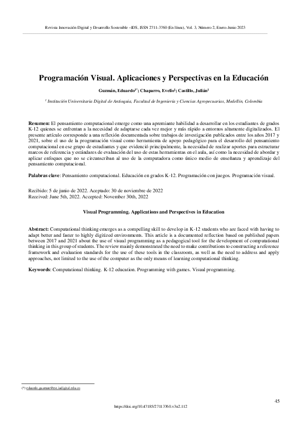 (PDF) Programación Visual