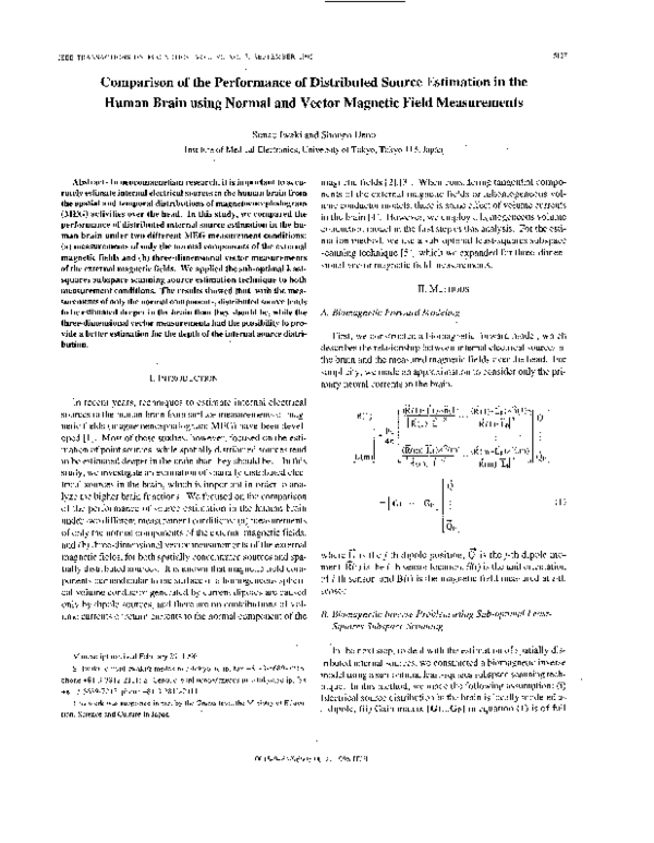 (PDF) Comparison of the performance of distributed source estimation in the human brain using ...
