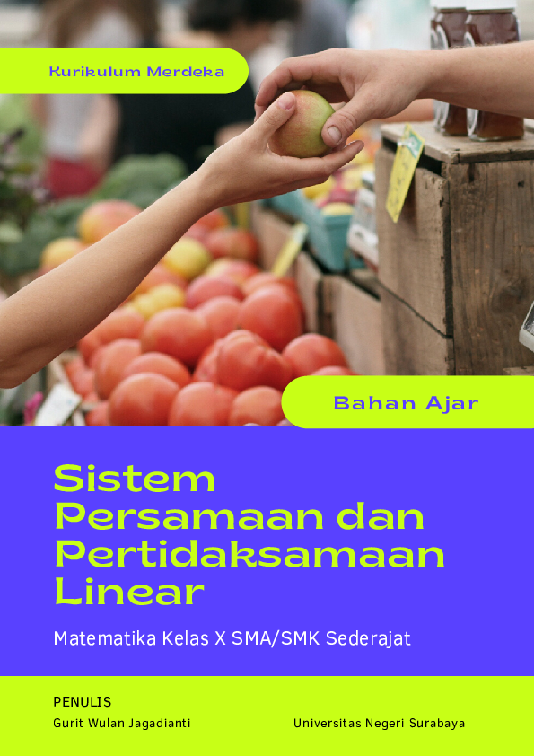 (PDF) Modul Sistem Persamaan dan Pertidaksamaan Linear Matematika Kelas ...