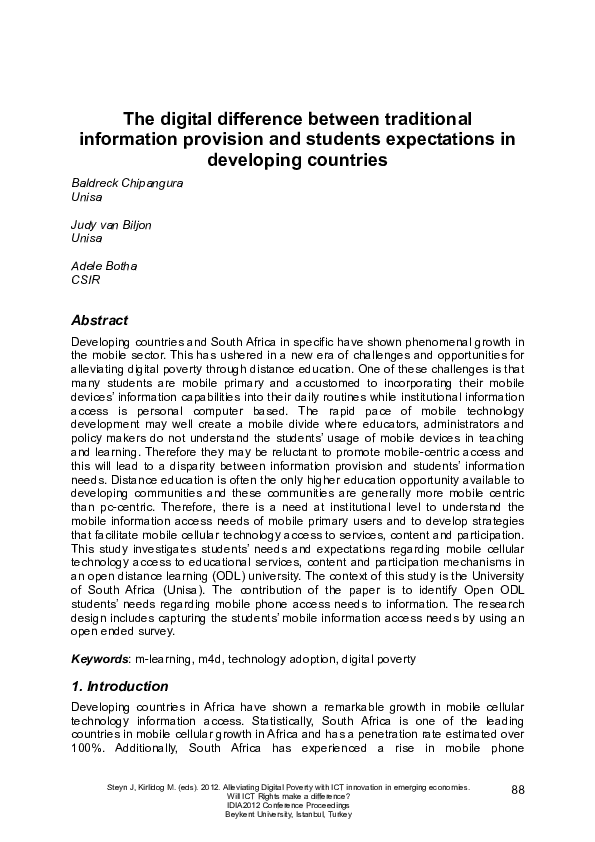 (PDF) The digital difference between traditional information provision ...