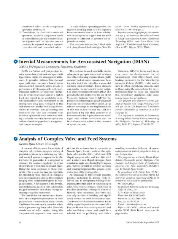 (PDF) Analysis of Complex Valve and Feed Systems