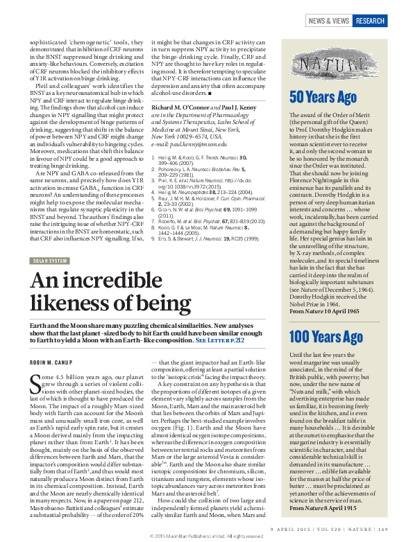 (PDF) Solar System: An incredible likeness of being