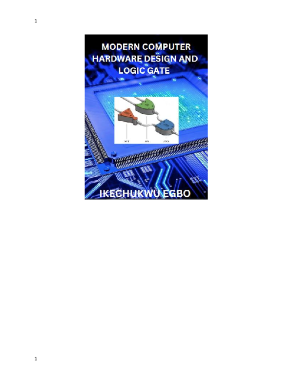 (PDF) MODERN COMPUTER HARDWARE DESIGN AND LOGIC GATE