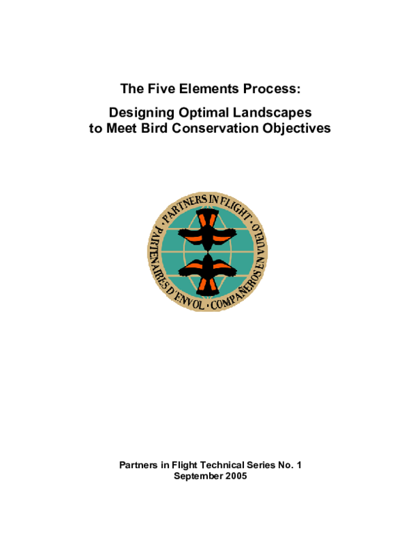 (PDF) The five elements process: Designing optimal landscapes to meet ...