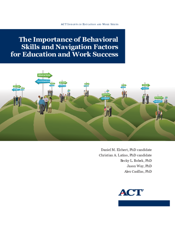 (PDF) The Importance of Behavioral Skills and Navigation Factors for ...