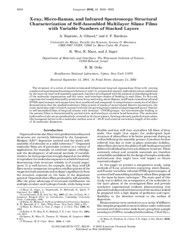 (PDF) X-ray, Micro-Raman, and Infrared Spectroscopy Structural ...