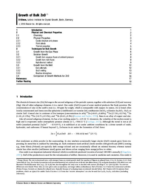 (PDF) Reference Module in Materials Science and Materials Engineering