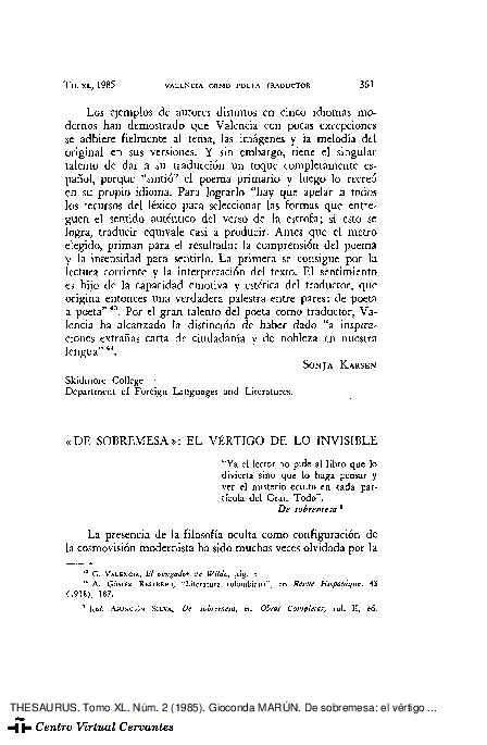 (PDF) De sobremesa: el vértigo de lo invisible