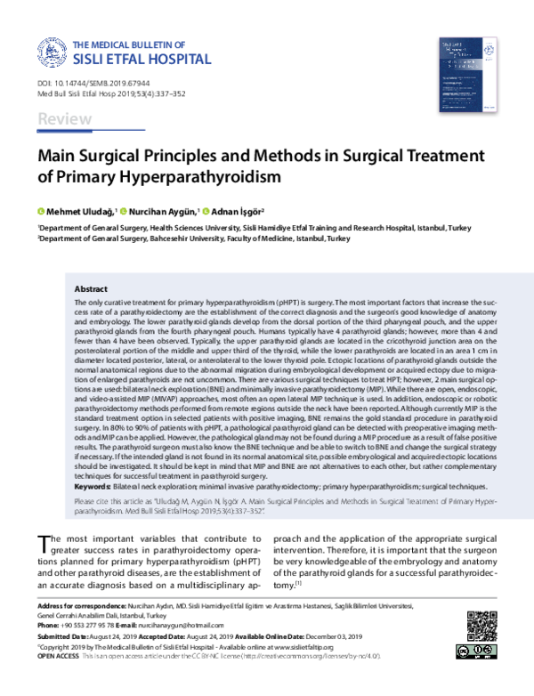 (PDF) The Main Surgical Principles and Techniques In the Management of ...
