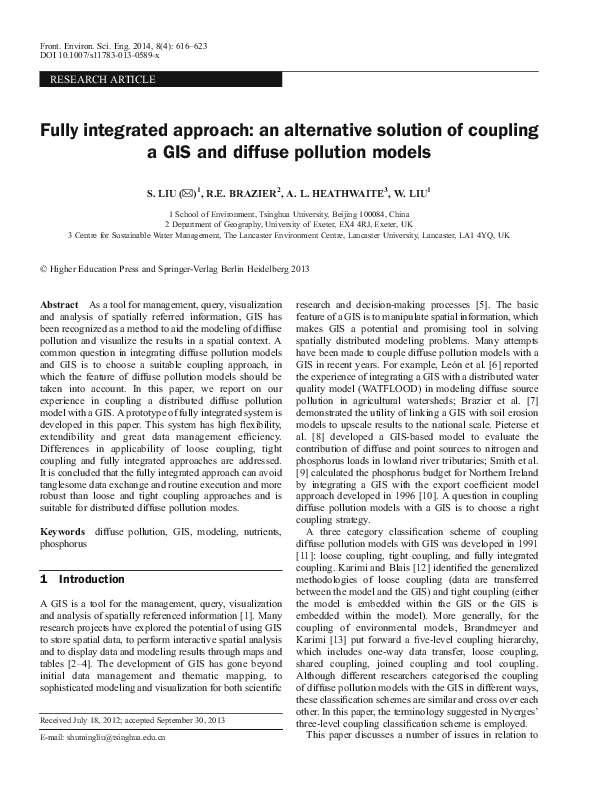 (PDF) Fully integrated approach: an alternative solution of coupling a ...
