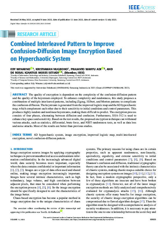 (PDF) Combined Interleaved Pattern to Improve Confusion-Diffusion Image ...