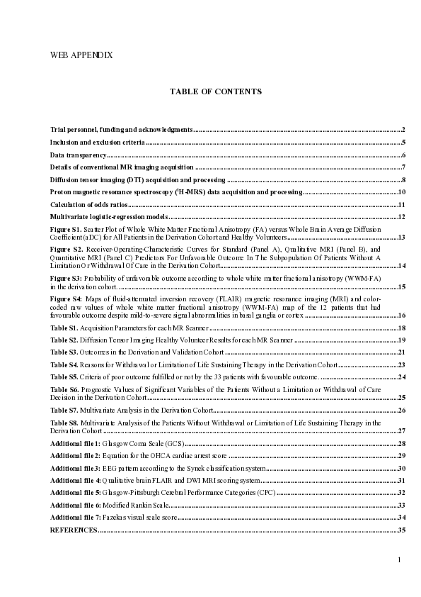 (PDF) Use of brain diffusion tensor imaging for the prediction of long ... (PDF) Use of brain diffusion tensor imaging for the prediction of long ...