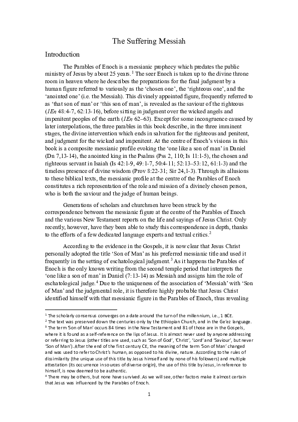 (PDF) The Suffering Messiah