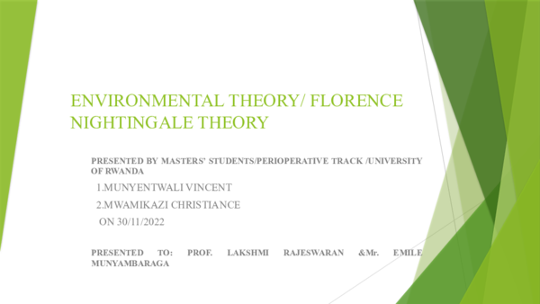 (PPT) ENVIRONMENTAL THEORY | munyentwari vincent - Academia.edu