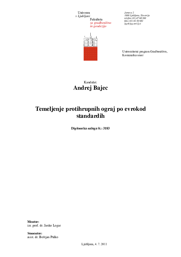(PDF) Foundations of noise barriers according to eurocode standards