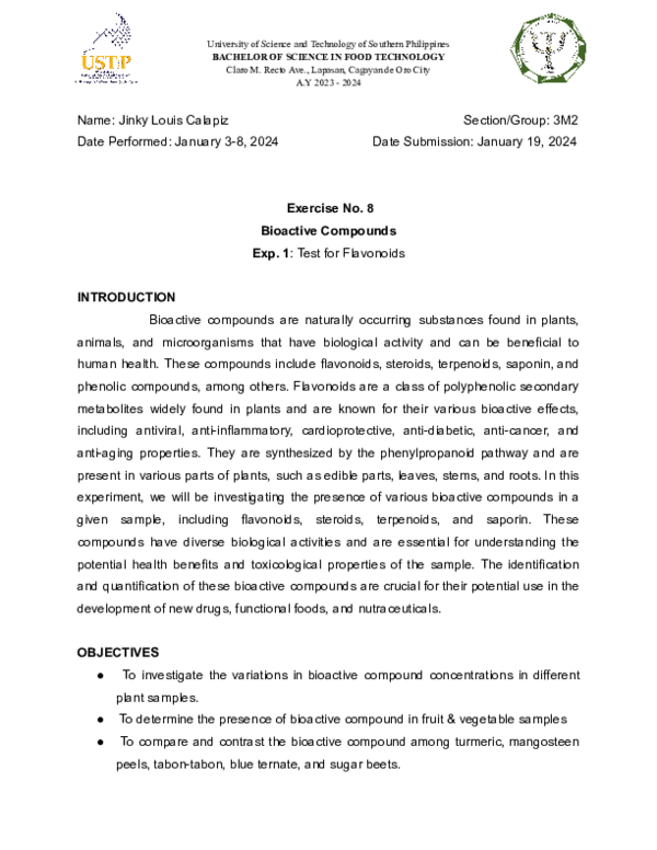 (PDF) Bioactive Compounds