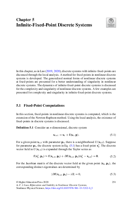 (PDF) Infinite-Fixed-Point Discrete Systems | Albert Luo - Academia.edu