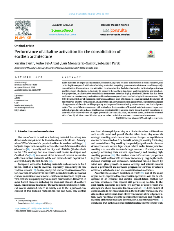 (PDF) Performance of alkaline activation for the consolidation of ...