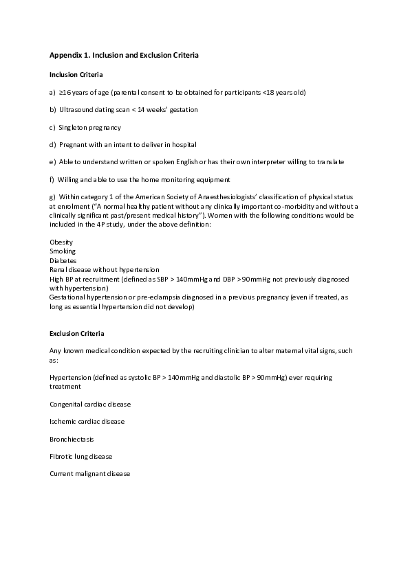 (PDF) Postpartum-Specific Vital Sign Reference Ranges
