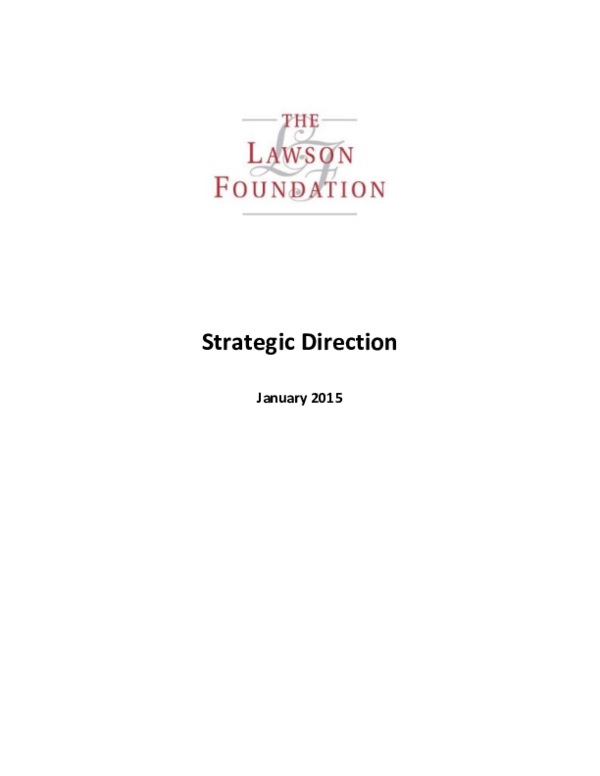 (PDF) Strategic direction