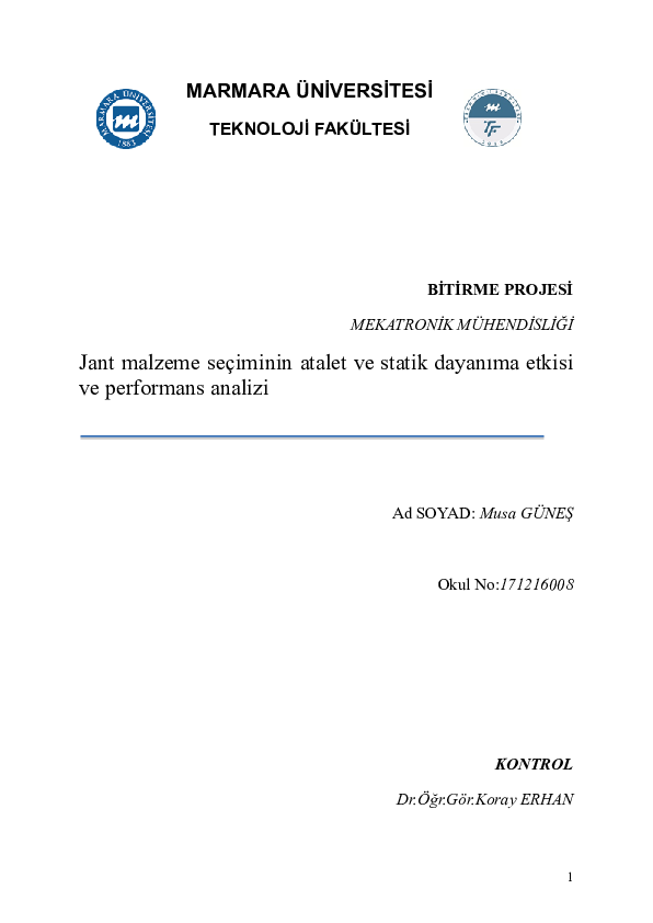 (PDF) Bitirme projesi musa güneş