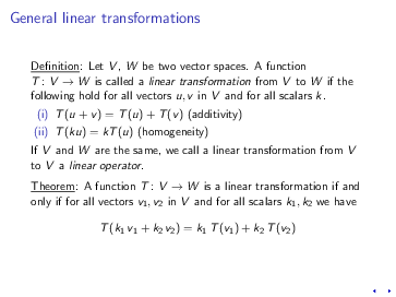 (PDF) General Linear Transformations
