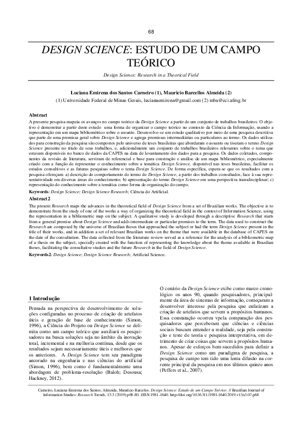 (PDF) Design Science