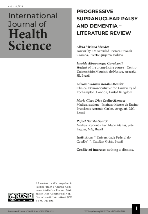 (PDF) PROGRESSIVE SUPRANUCLEAR PALSY AND DEMENTIA – LITERATURE REVIEW ...